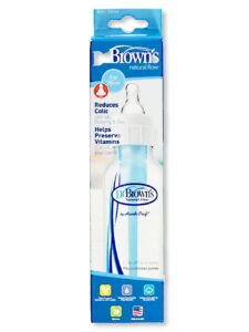 dr. brown's natural flow bottle set - clear, 8 oz/250 ml