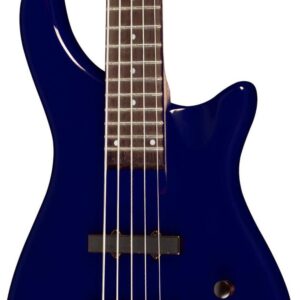 Rogue LX205B 5-String Series III Electric Bass Guitar Metallic Blue