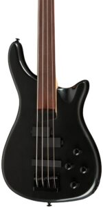 rogue lx200bf fretless series iii electric bass guitar pearl black