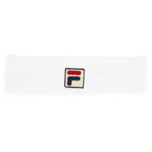 fila embroidered logo headband-white