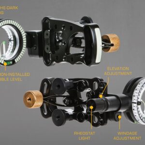 Trophy Ridge Drive Slider Bow Sight , Black