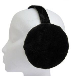 FursNewYork Black Sheared Beaver Earmuffs