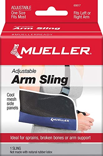 Mueller Arm Sling, Adjustable, Sport Care, OSFM - Blue