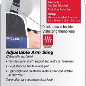 Mueller Arm Sling, Adjustable, Sport Care, OSFM - Blue