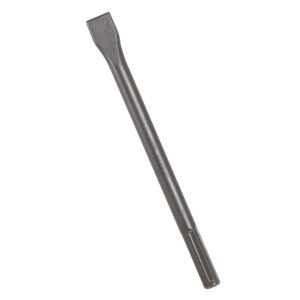 bosch hs1811b20 1 in. x 12 in. flat chisel tool round hex/spline hammer steel, 1-piece