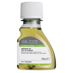 winsor & newton sansodor refined safflower oil, 75ml (2.5oz) bottle