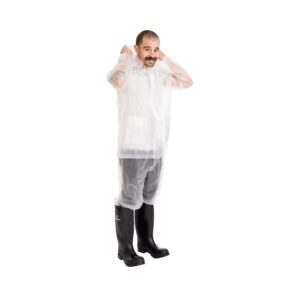 Stansport 3-Piece Deluxe Rainsuit - Clear (972-C-L)