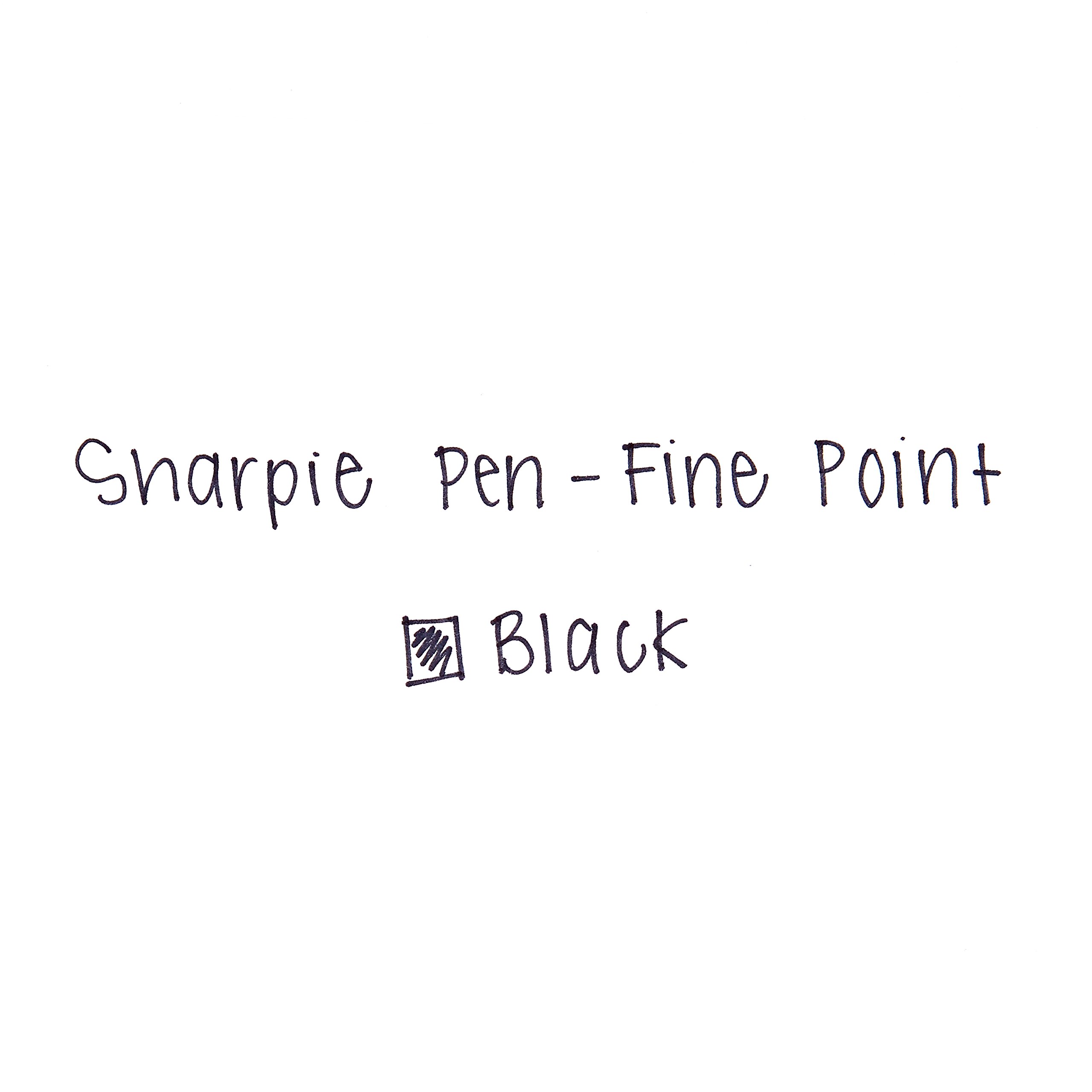 SHARPIE Stainless Steel Grip Pen, Fine Point (0.8mm), Black, 1 Count