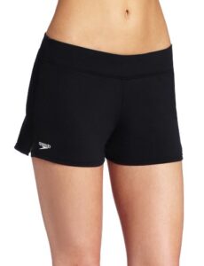 speedo women's swimsuit bottom shorts endurance+ solid