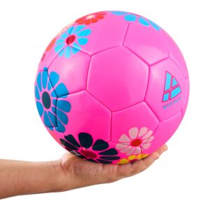 Vizari Blossom Soccer Ball, Pink/Blue, 3