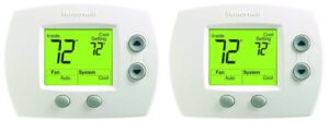 honeywell th5110d1006 non-programmable thermostat, white, pack of 2