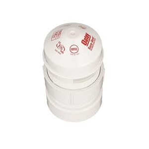 Oatey Sure-Vent 1-1/2 in.–2 in. 160 Branch, 24 Stack DFU Air Admittance Valve with White PVC Sch. 40 Adapter