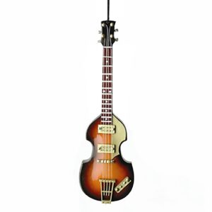 broadway gifts bass guitar instrument christmas tree ornament 5 inches