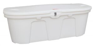 taylor made 123650 stow n' go poly dock and patio storage box - 43" l x 21" w x 36" h, classic white