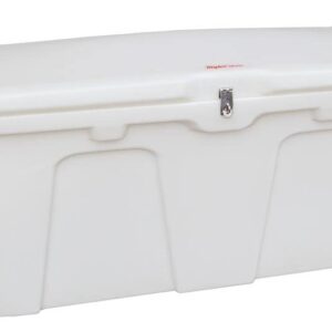 TAYLOR MADE 123650 Stow N' Go Poly Dock and Patio Storage Box - 43" L x 21" W x 36" H, Classic White