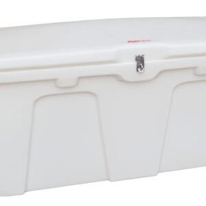 TAYLOR MADE 123650 Stow N' Go Poly Dock and Patio Storage Box - 43" L x 21" W x 36" H, Classic White