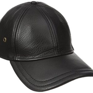 Stetson Men's Oily Timber Baseball Cap, Black, One Size