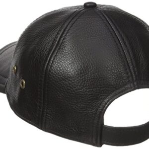 Stetson Men's Oily Timber Baseball Cap, Black, One Size