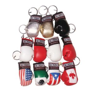 ringside mens keyring, red, mini us