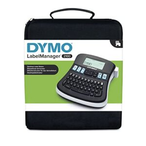 Dymo Imprimante d'étiquettes sans fil LabelManager 210D avec Valise de Transport (Noir/Gris)