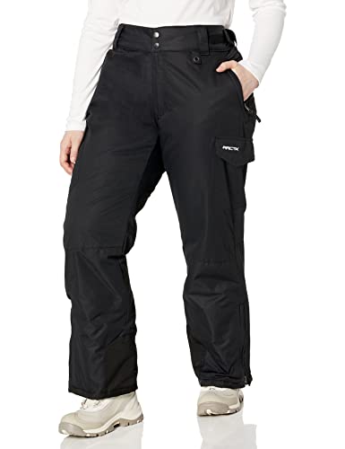 Arctix Women's Snow Sports Insulated Cargo Pants, Black, X-Small