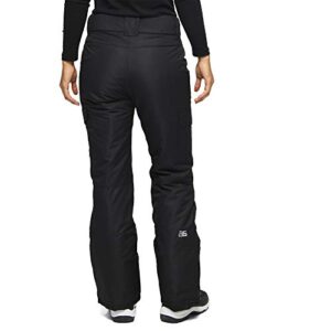 Arctix Women's Snow Sports Insulated Cargo Pants, Black, X-Small