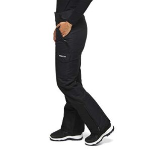 Arctix Women's Snow Sports Insulated Cargo Pants, Black, X-Small