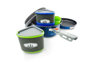 gsi outdoors, bugaboo backpacker, nesting cook set, superior backcountry cookware since 1985