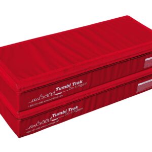 Tumbl Trak Spotting Booster Block Gymnastics Mat, Red, 48 in x 18 in x 8"