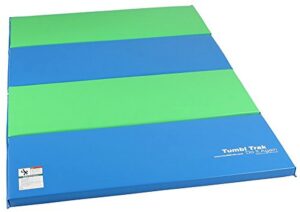 tumbl trak jack mat, 4ft x 6ft,green / blue