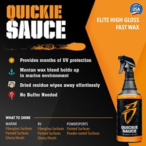 Boat Bling Quickie Sauce Premium High-Gloss Fast Wax, 32 oz.