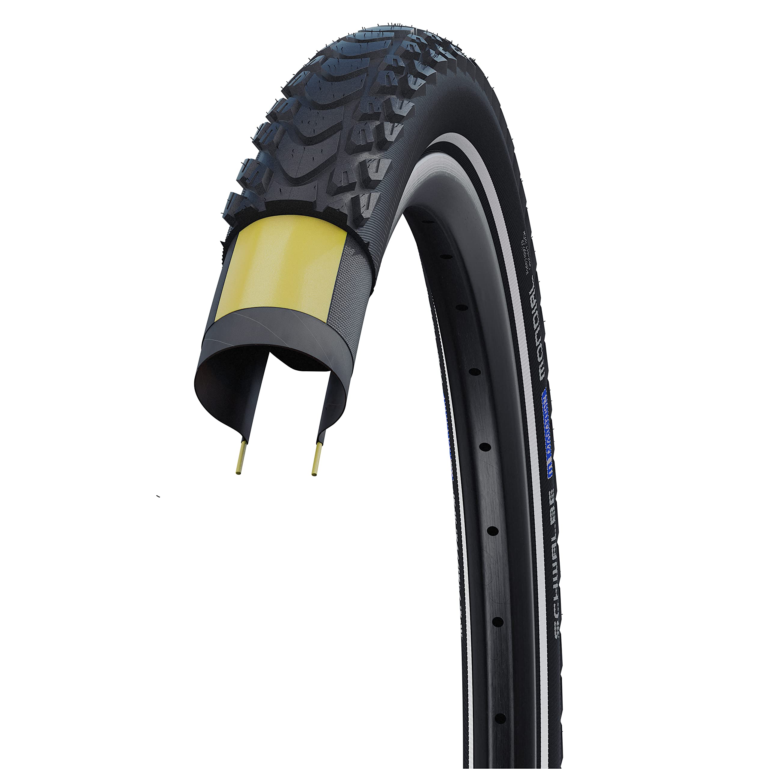 SCHWALBE Marathon Mondial Race Guard Tire with Wire Bead, 700 x 35cm/580gm