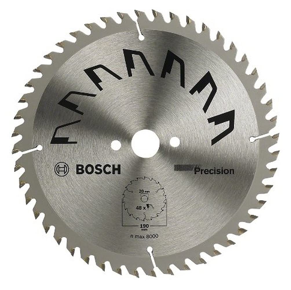 Bosch 1x Circular Saw Blade Precison (for Wood, Ø 210 x 2.5/1.5 x 30 mm, 48 Teeth, ATB, Accessories for Circular Saws)