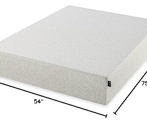 ZINUS 12 Inch Ultima Memory Foam Mattress, Full, Fiberglass Free, Pressure Relieving, CertiPUR-US Certified, Mattress in A Box, White