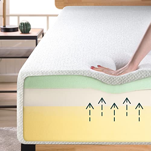 ZINUS 12 Inch Ultima Memory Foam Mattress, Full, Fiberglass Free, Pressure Relieving, CertiPUR-US Certified, Mattress in A Box, White