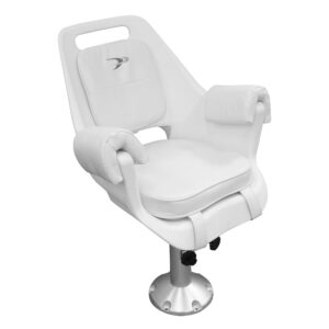 wise 8wd007-7-710 deluxe pilot chair with cushions, mounting plate, adjustable height pedestal and seat mount