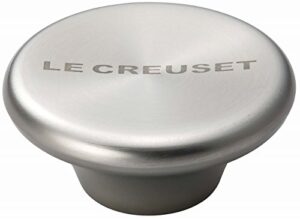 le creuset stainless steel medium replacement knob -