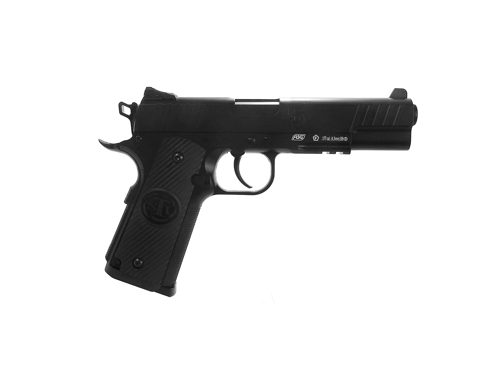 ASG STI Duty One Black .177 Caliber Steel BB Gun Air Pistol, Blowback