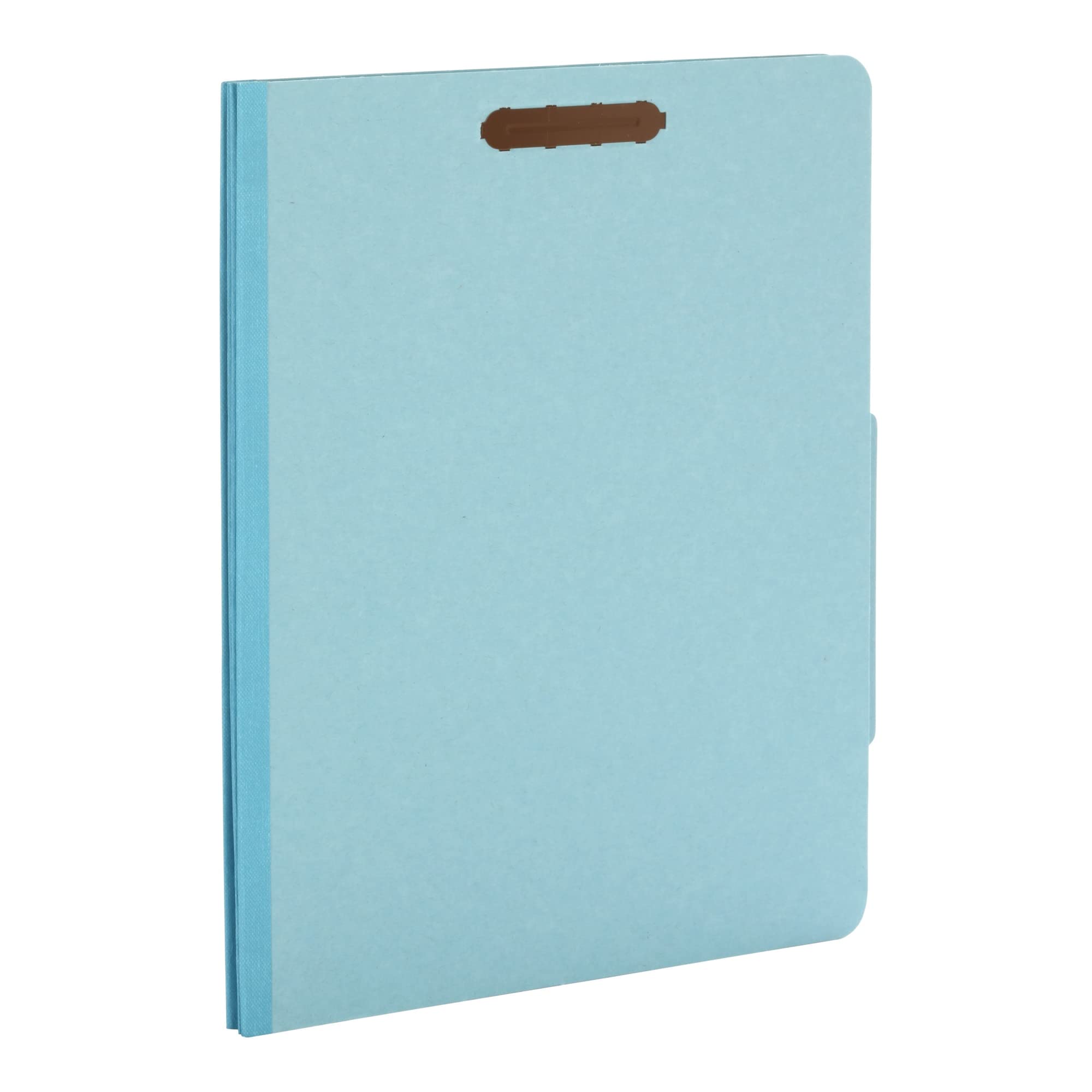 Pendaflex Classification Folders, 2 Dividers, 2" Fasteners, Letter Size, Blue, 10/Box (24130P)