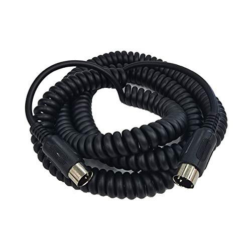 Cable Up CU/MD825 25' MIDI Male to MIDI Male Coiled MIDI Cable