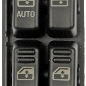 Dorman 901-090 Front Driver Side Power Window Switch- Front Driver Side, 6 Button Compatible with Select Cadillac / Chevrolet / GMC Models