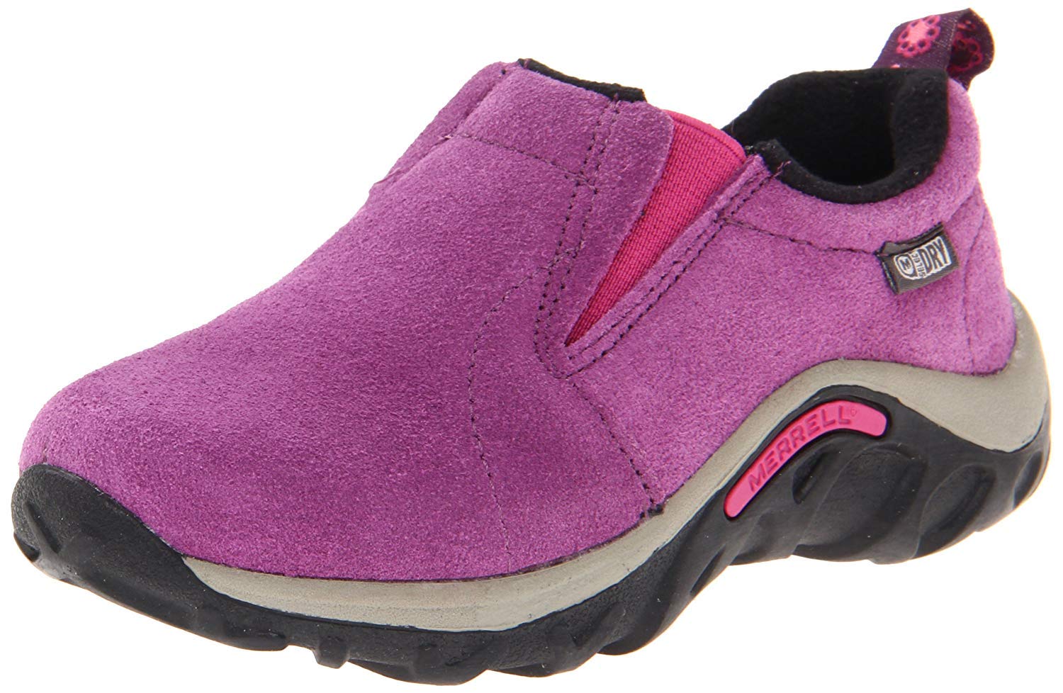 Merrell Jungle Moc Frosty Waterproof Moccasin, Wineberry, 1.5 US Unisex Big Kid