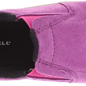 Merrell Jungle Moc Frosty Waterproof Moccasin, Wineberry, 1.5 US Unisex Big Kid