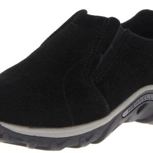 Merrell Unisex-Child Jungle Moc Frosty Waterproof Moccasin, Black, 4 Big Kid