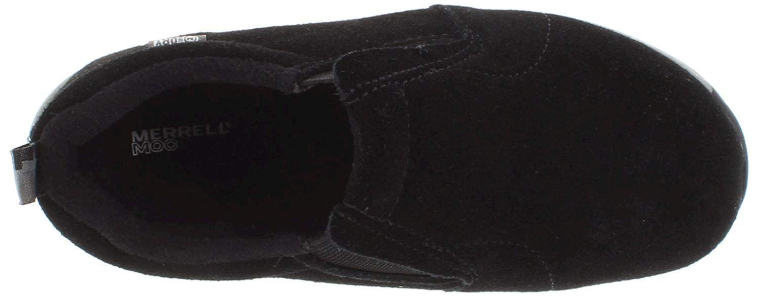 Merrell Unisex-Child Jungle Moc Frosty Waterproof Moccasin, Black, 4 Big Kid