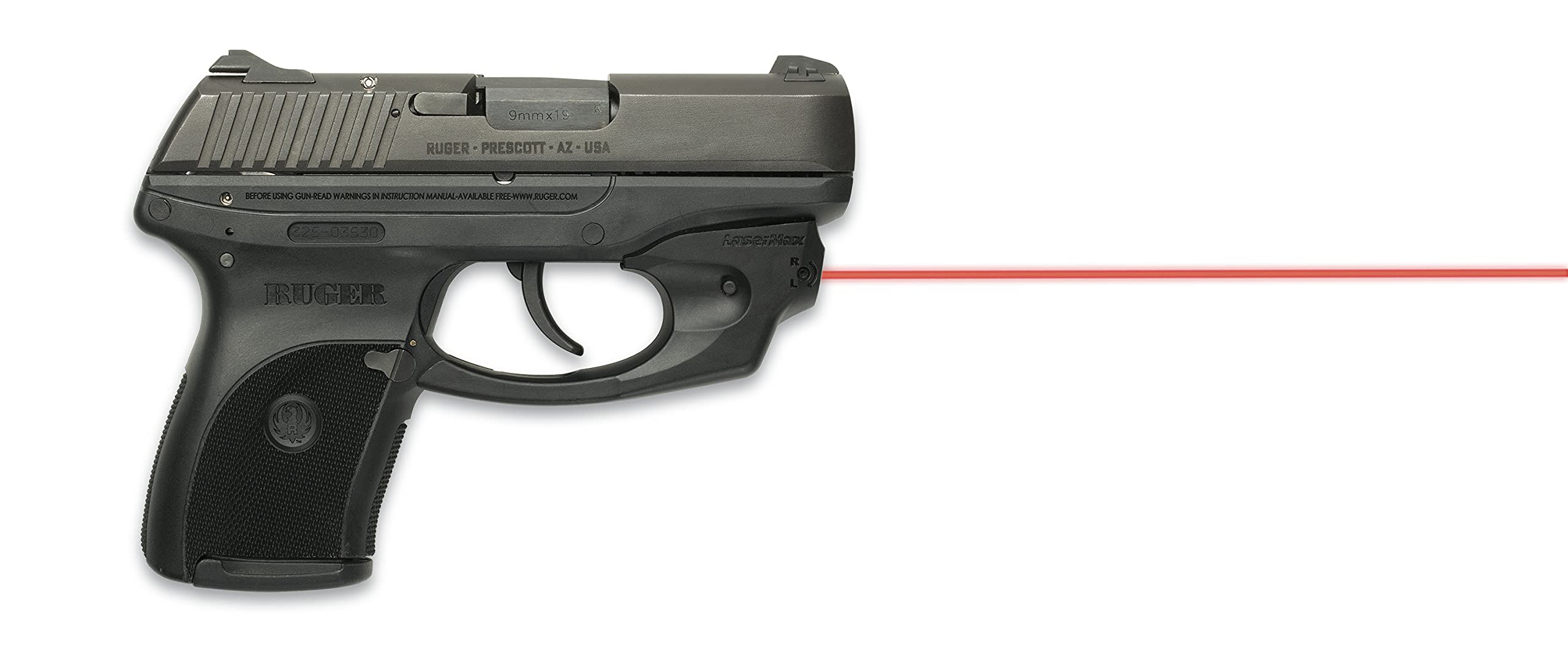 LaserMax CenterFire Laser (Red) CF-LC9 For Use On Select Ruger Models