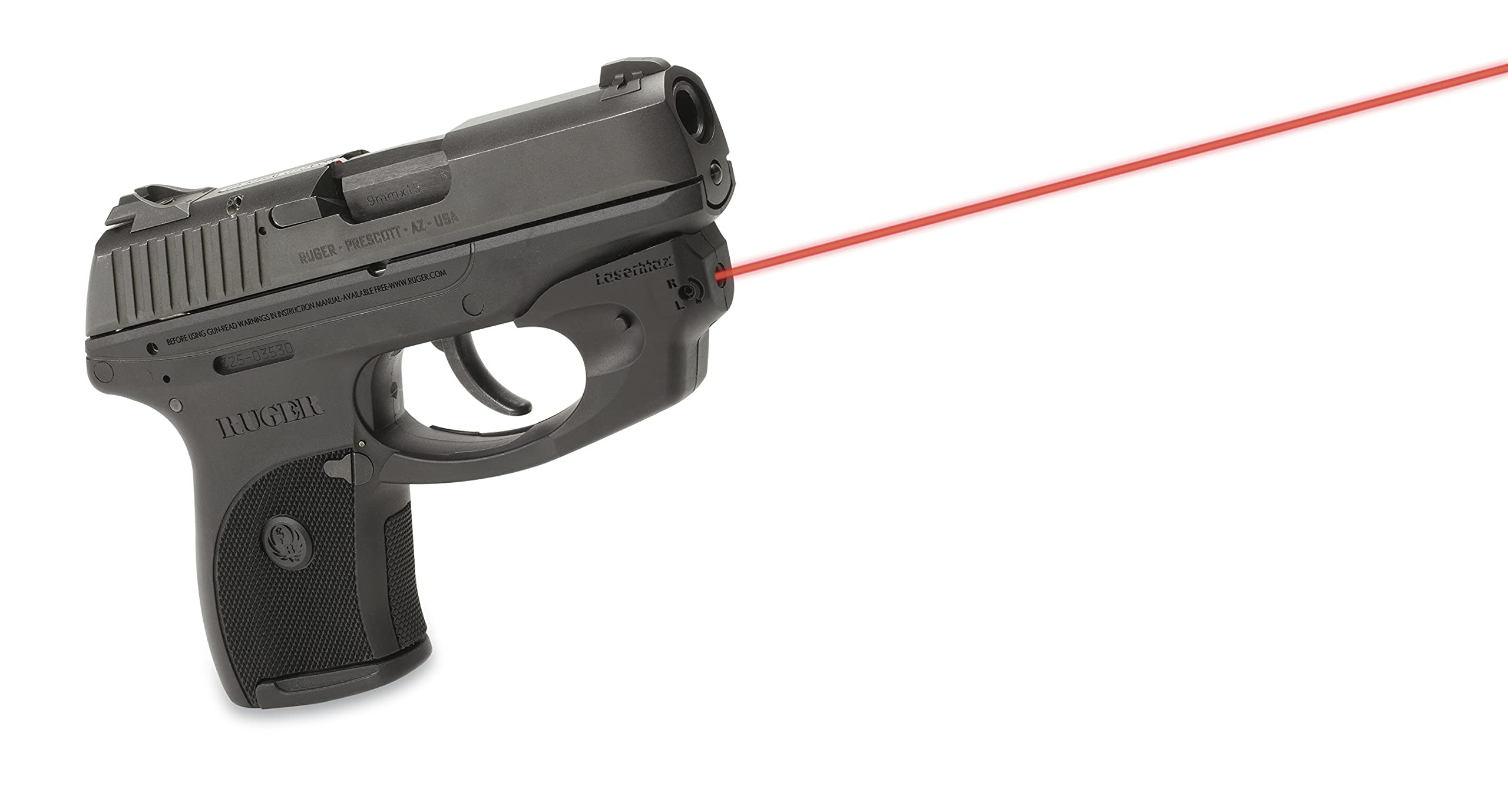 LaserMax CenterFire Laser (Red) CF-LC9 For Use On Select Ruger Models