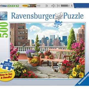 Ravensburger Rooftop Garden Jigsaw Puzzle | 500 Large, Unique Pieces | Premium Quality with Softclick Technology | Ideal for Adults & Kids