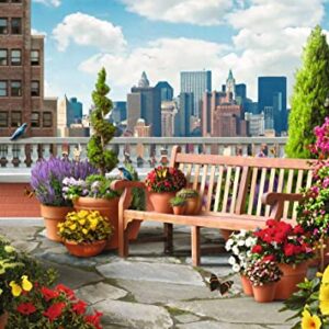 Ravensburger Rooftop Garden Jigsaw Puzzle | 500 Large, Unique Pieces | Premium Quality with Softclick Technology | Ideal for Adults & Kids