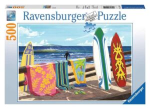 ravensburger hang loose 500 piece jigsaw puzzle for adults – every piece is unique, softclick technology means pieces fit together perfectly